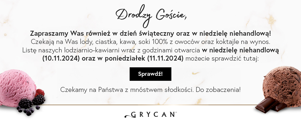 Nowości - Grycan